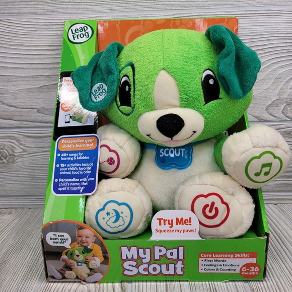 Leapfrog | Toys | Leap Frog My Pal Scout Plush Dog Interactive Learning ...